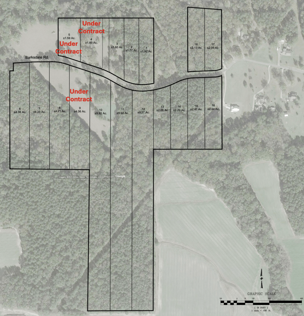 Plat | Barksdale Ridge